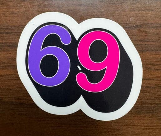 69 Sticker **the don’t ruin counting sticker – Rabbit-Labs