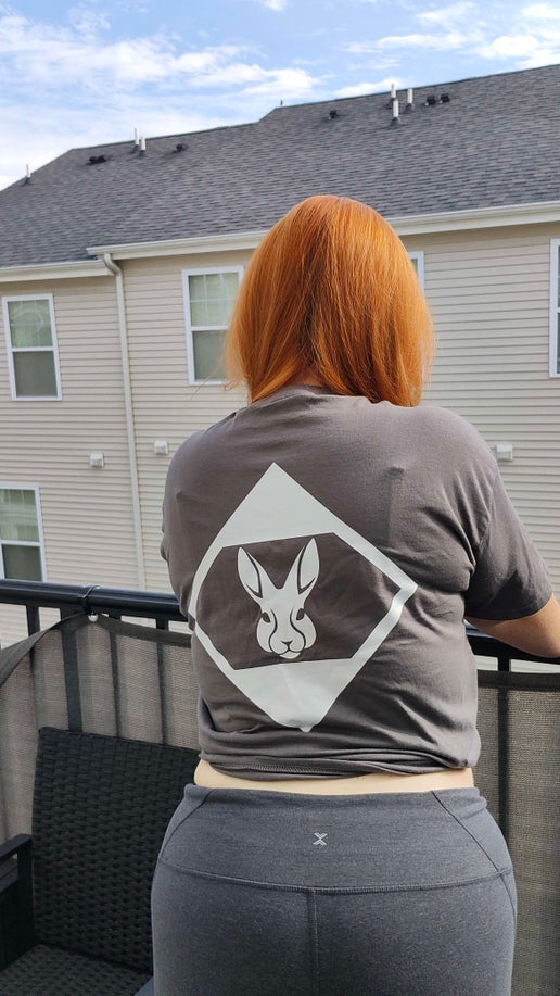Rabbit-Labs – Hazardous Rabbit Vinyl T-Shirts – Rabbit-Labs