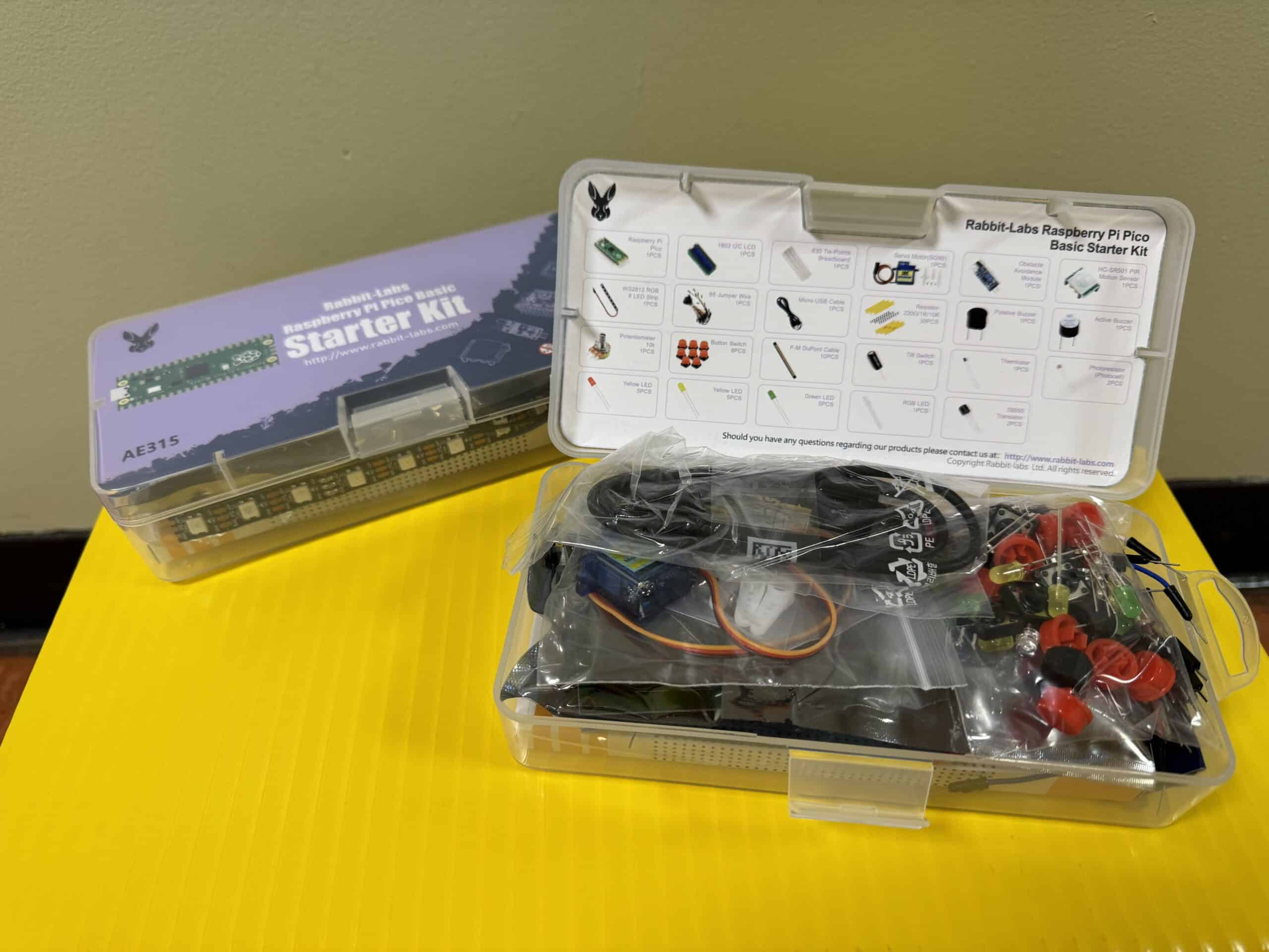 Rabbit Labs Raspberry Pi Pico Learning Kit – learn C/C++/micro python ...