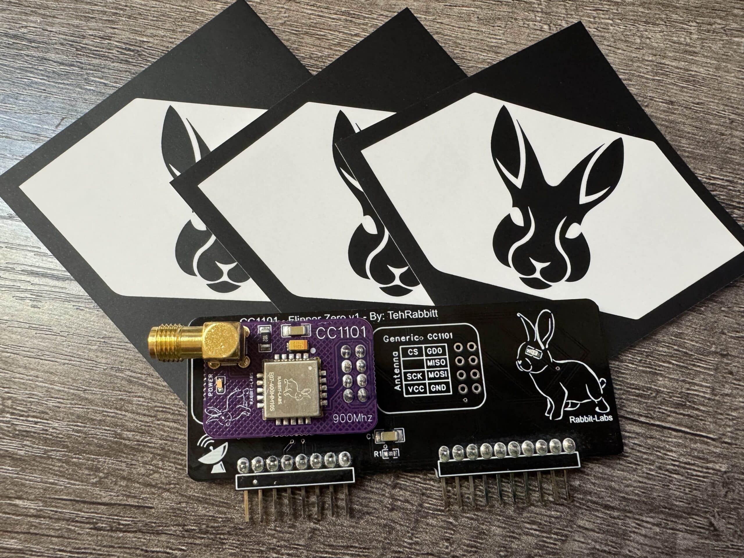 CC1101 900MHz Expansion Board – Rabbit-Labs® – Rabbit-Labs